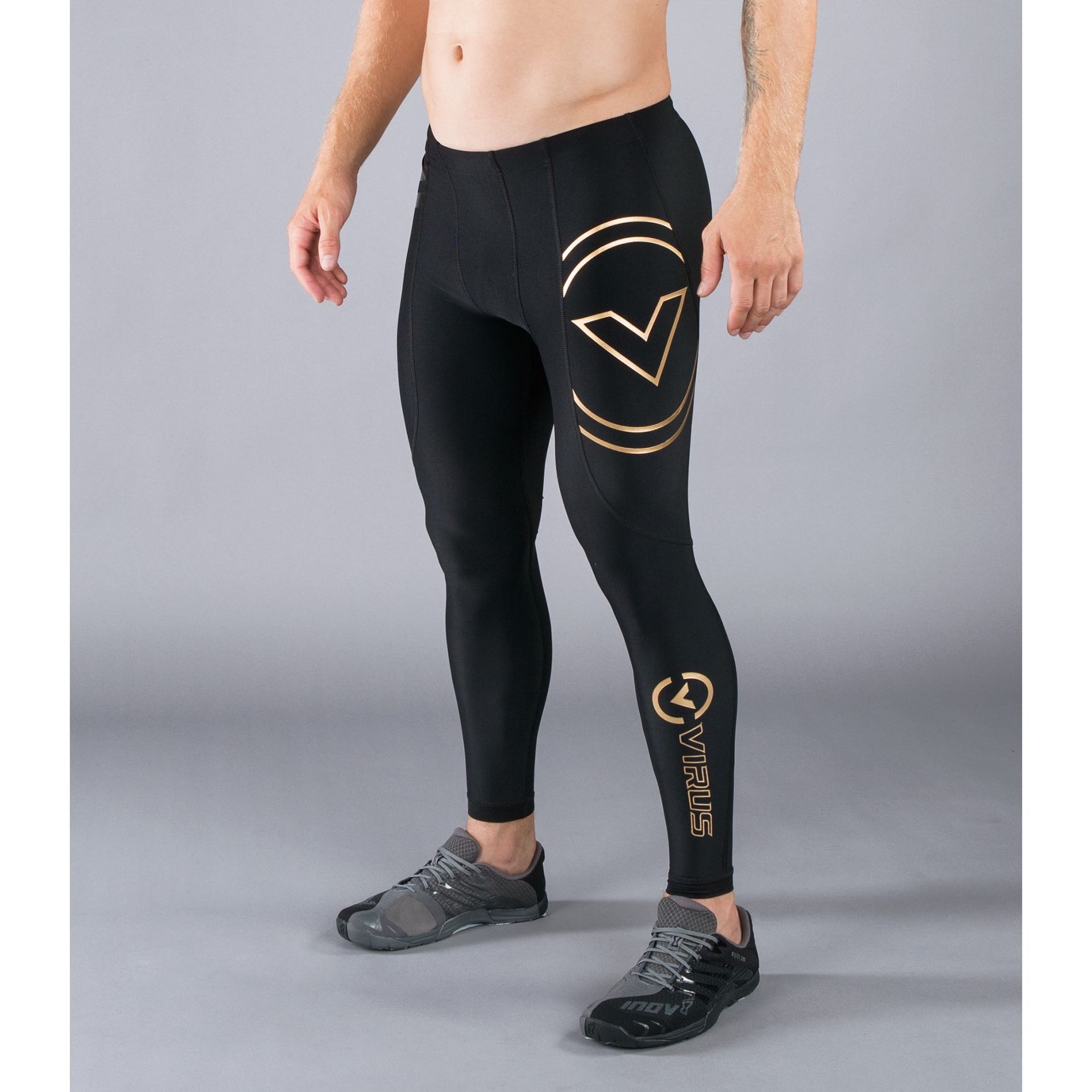 Virus Mens Bioceramic Compression Tech Pants Au9
