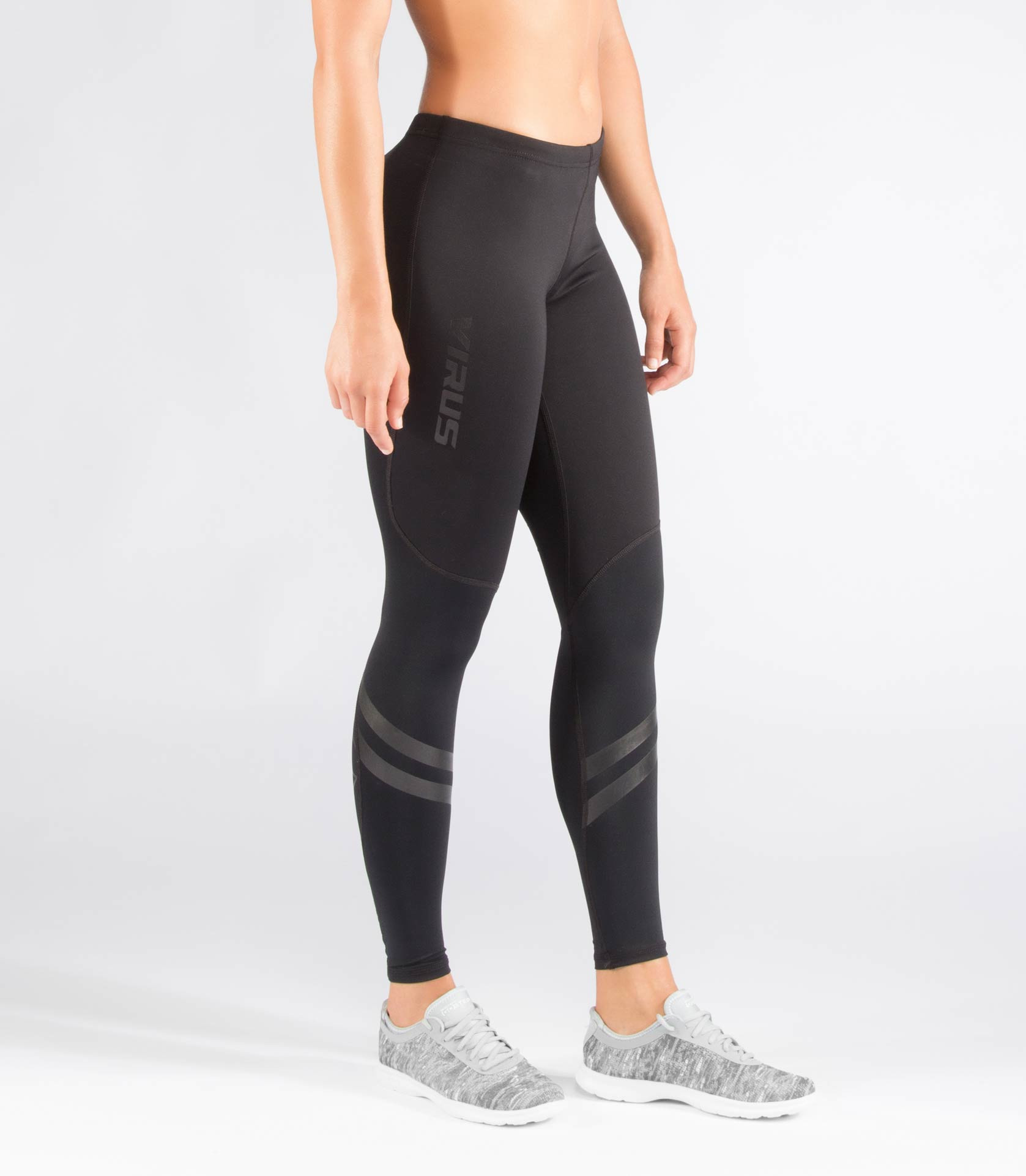 Virus Women's Elite Bioceramic Compression Pants (EAu10) - Black/Black